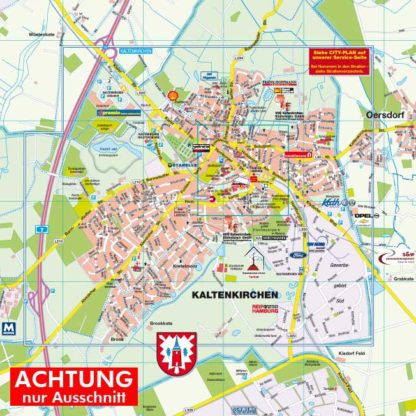 Kaltenkirchen, 1 : 22.500, Stadtplan › Hartmann-Plan OHG